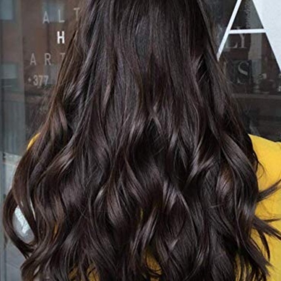 Accessories | 2 Dark Brown Curly One Piece Hair Extensions | Poshmark